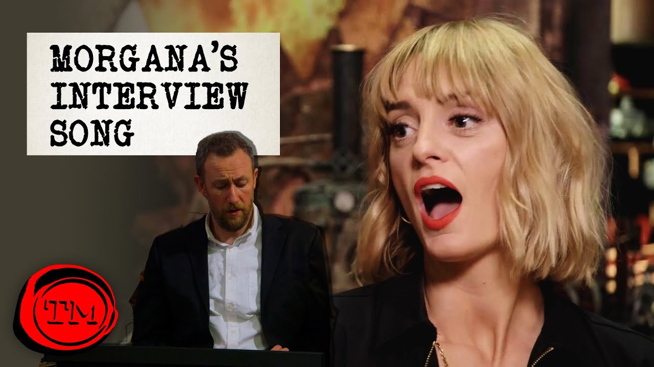 Alex Horne Interviews Morgana Robinson with a very annoying song ...