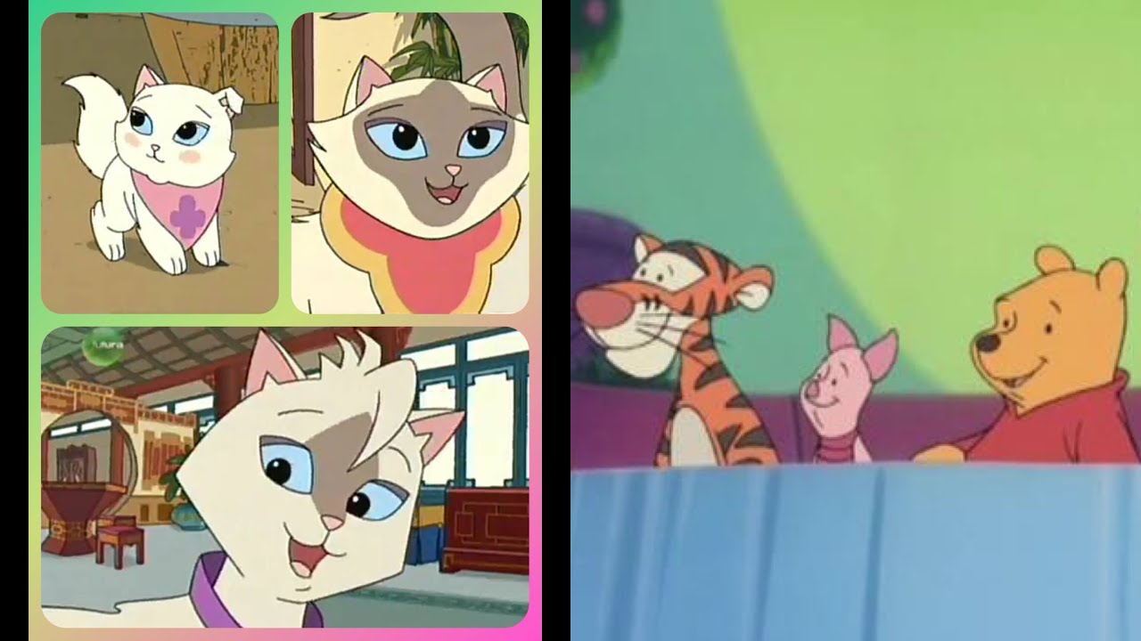 Sagwa, Dongwa and Sheegwa Meet Pooh, Tigger and Piglet (Requested By ...