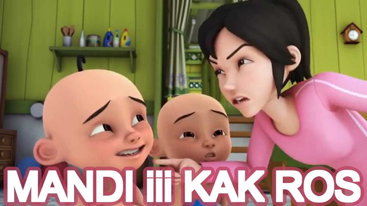 Upin dan Ipin Mandi iii KAK ROS | Upin Ipin Absurd YTP #upinipin # ...