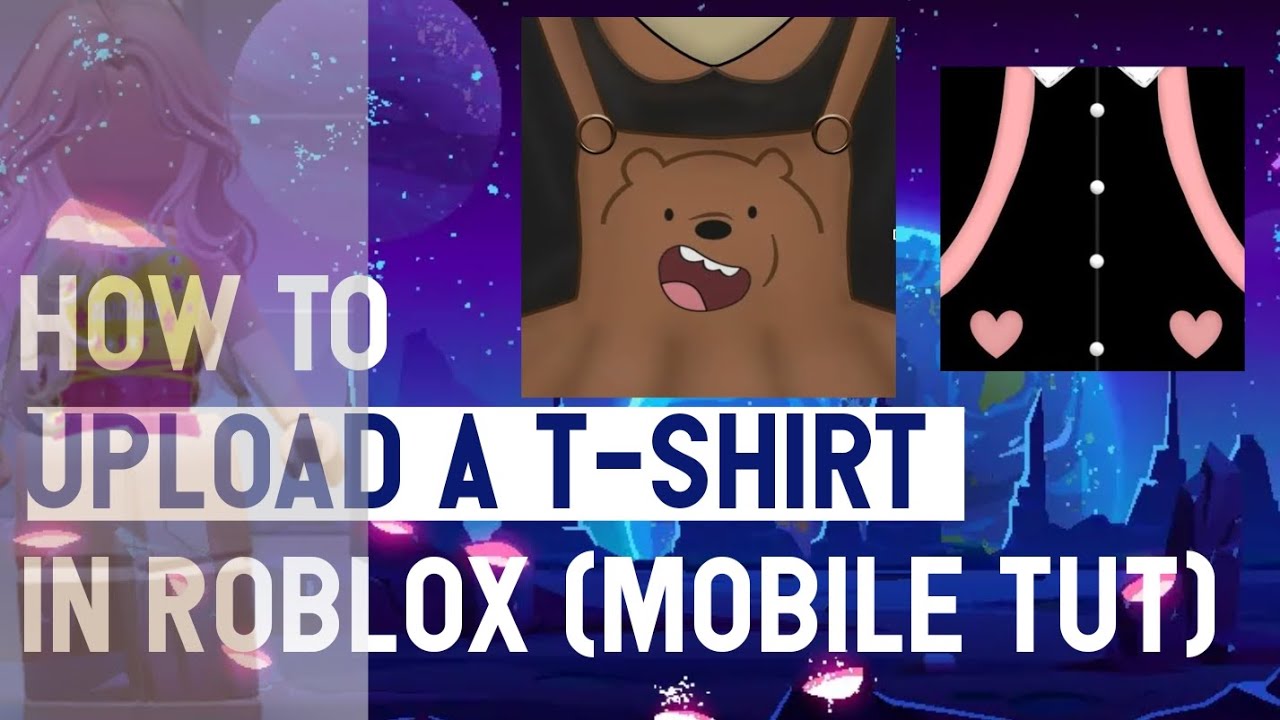 HOW TO MAKE UR OWN T-SHIRT AND WEAR IT IN ROBLOX! 💯💯FREE (MOBILE ...
