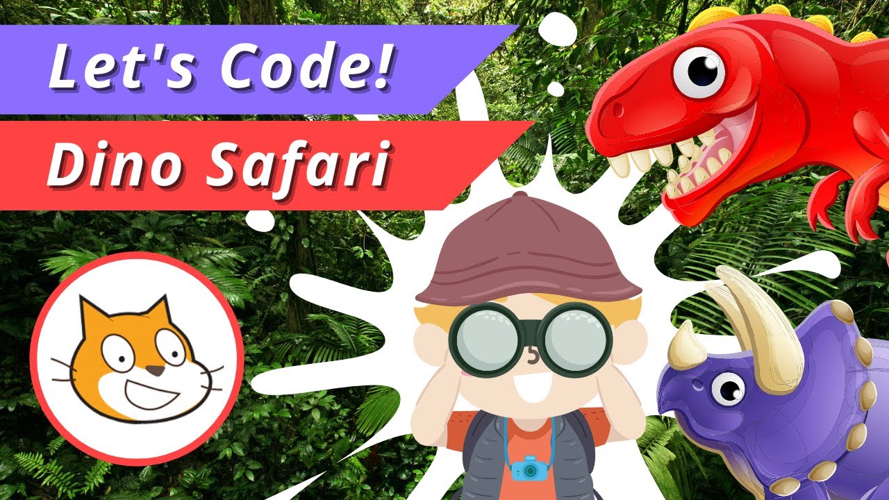 How to code the Dino Safari Game using Scratch Coding - YouTube