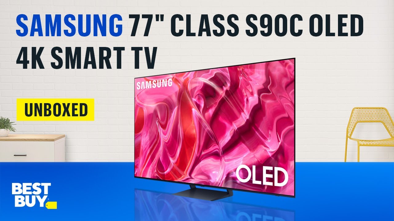 Samsung 77" S90C OLED TV – from Best Buy - YouTube