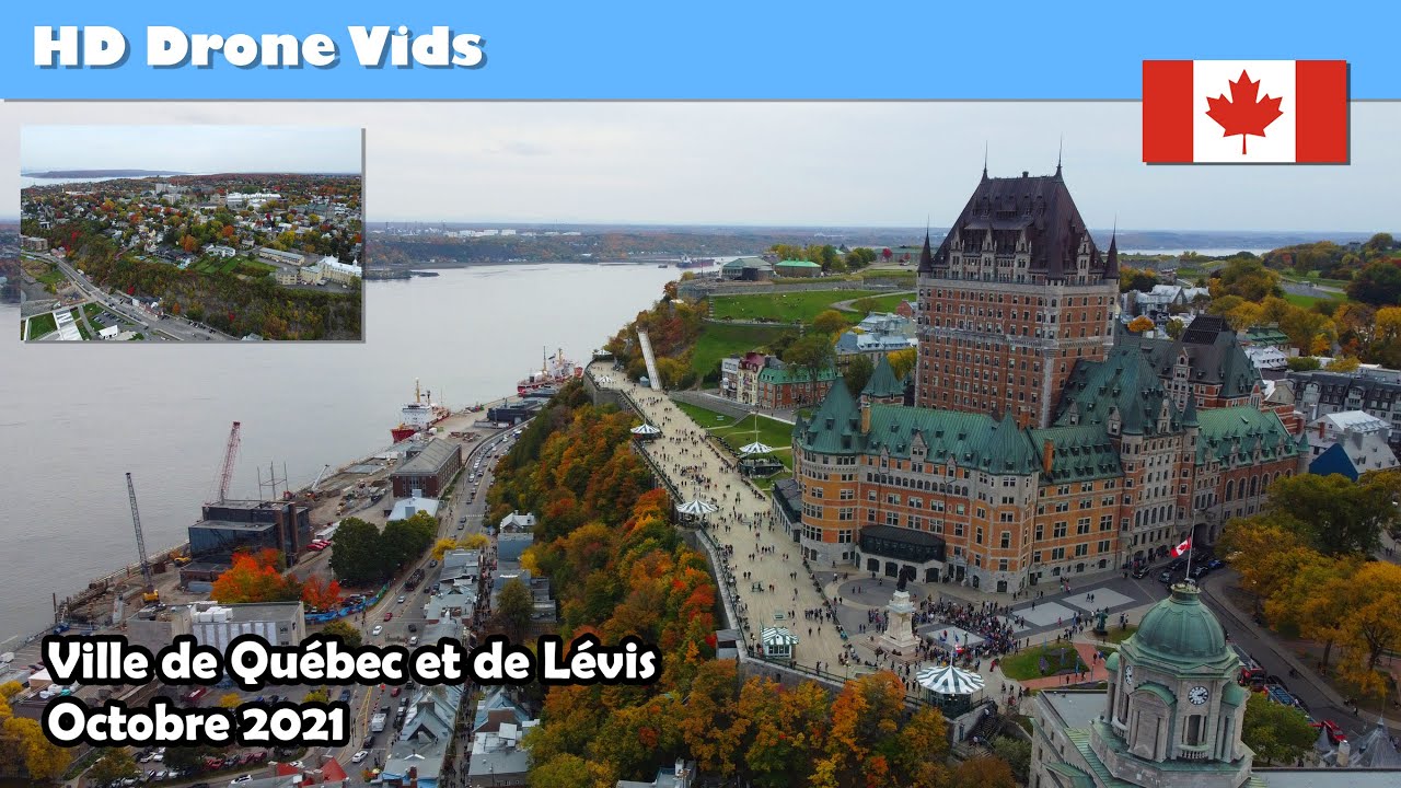 Canada HD Drone videos: Québec City et Lévis (Mavic Mini 2) Survol de ...
