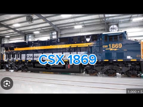 Chesapeake & Ohio Railfanning: CSX 1869 in Action! - YouTube