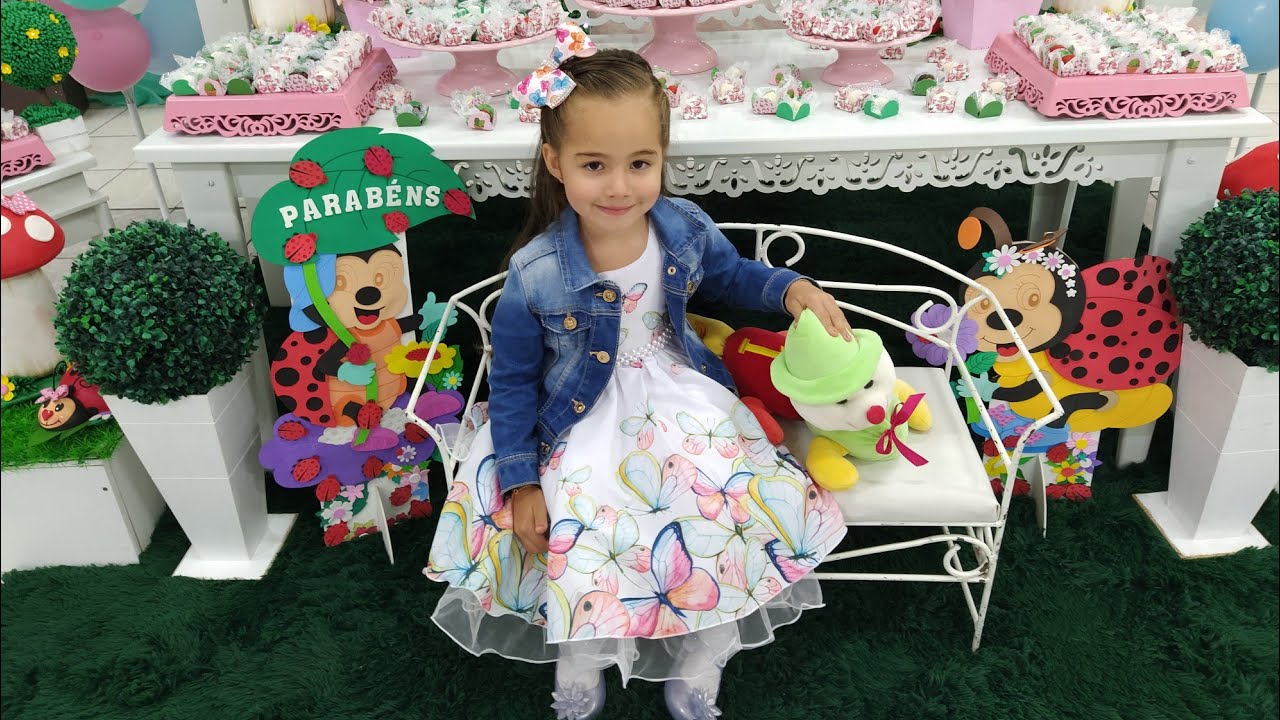 Aniversário da Princesa Lavínia...Tema Primavera... - YouTube