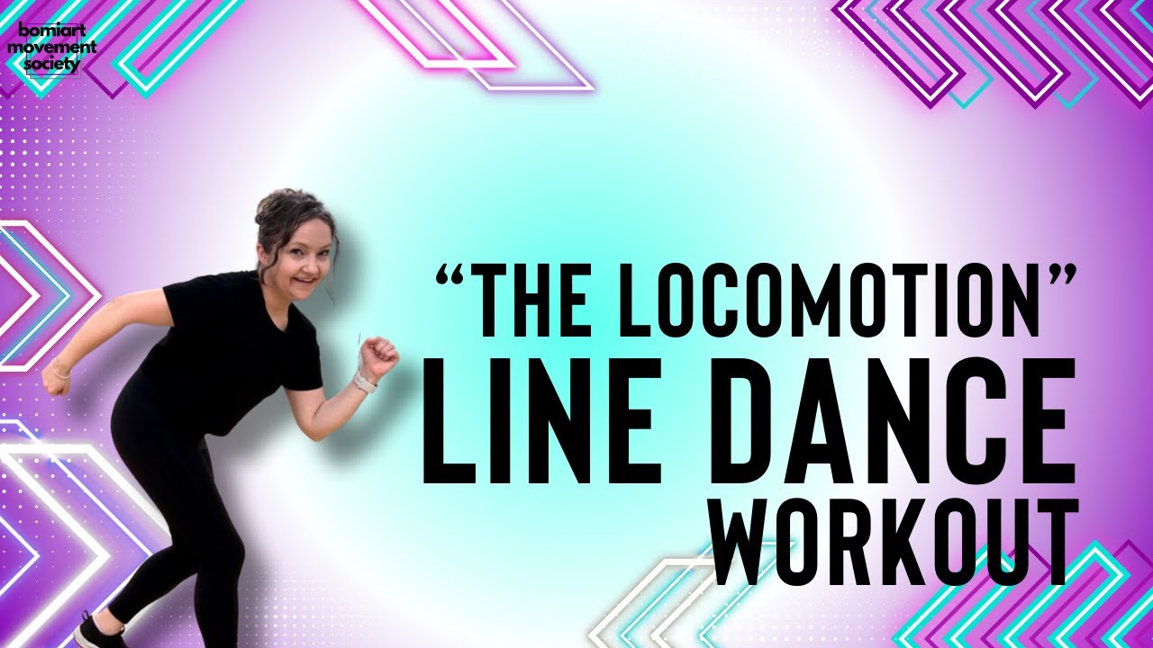Easy Line Dance Workout for Beginners | Locomotion Step-by-Step + Music ...