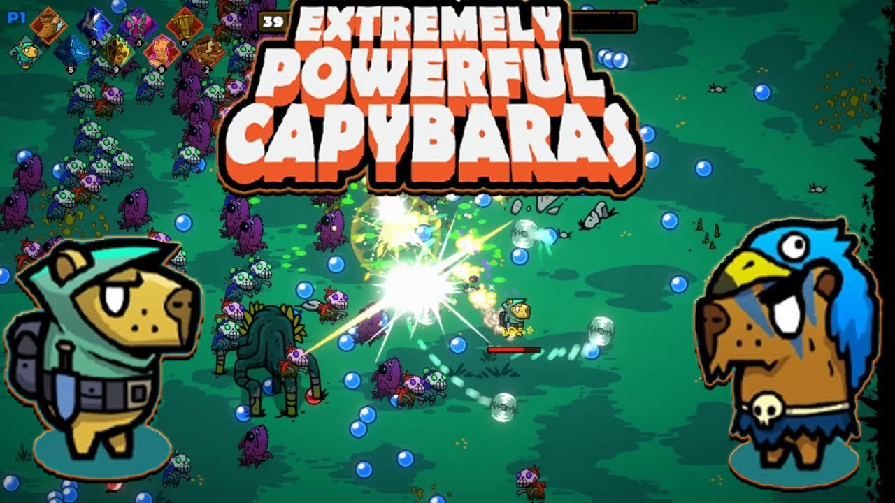 The Capybara Bullet Hell Game!【 Extremely Powerful Capybaras 】 - YouTube