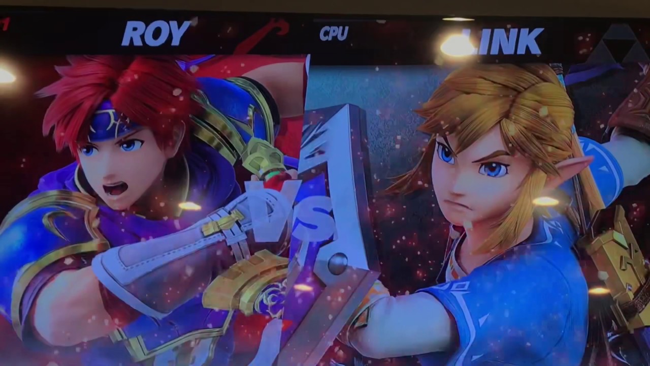 Roy VS Link In Smash Ultimate - YouTube