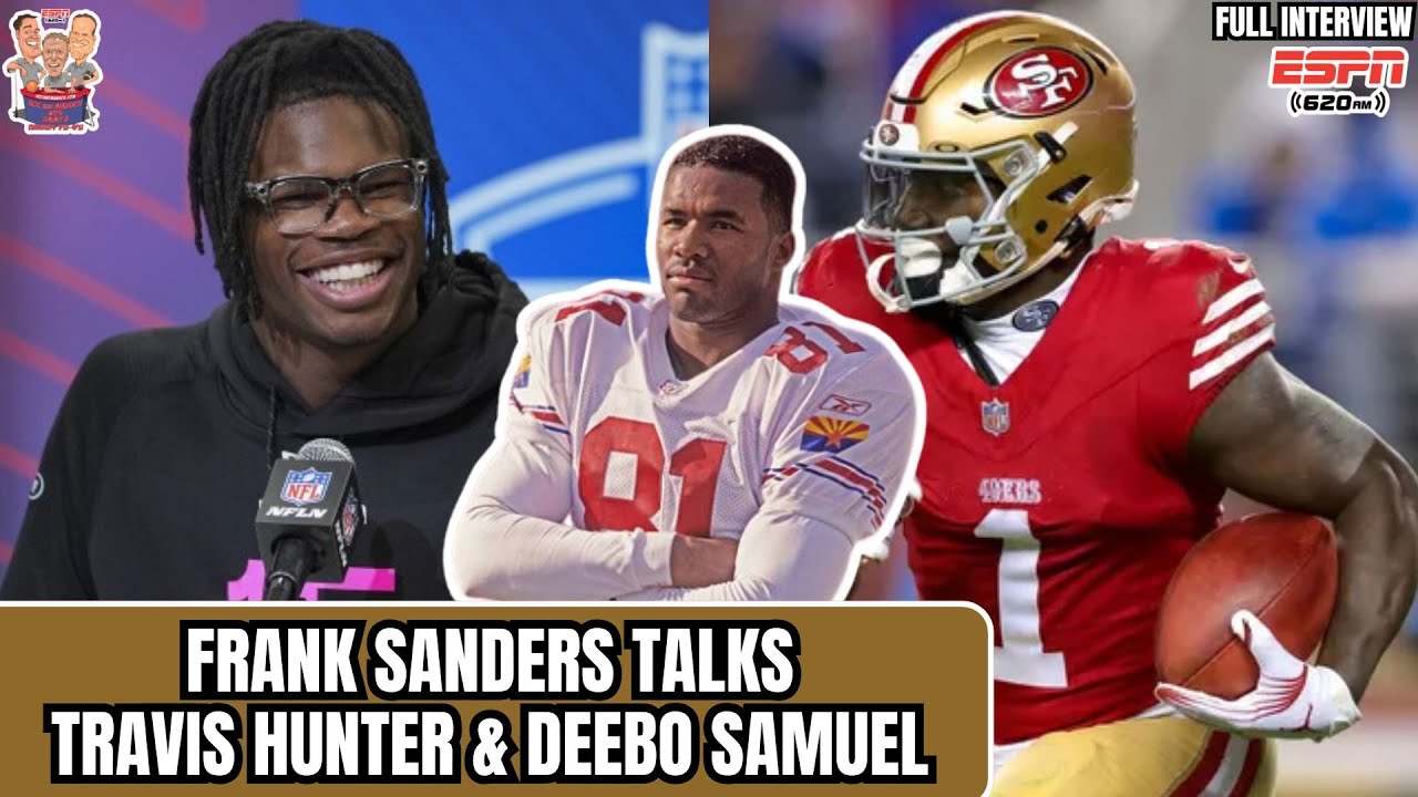 Former NFL WR Frank Sanders talks Travis Hunter Playing WR & DB in NFL ...