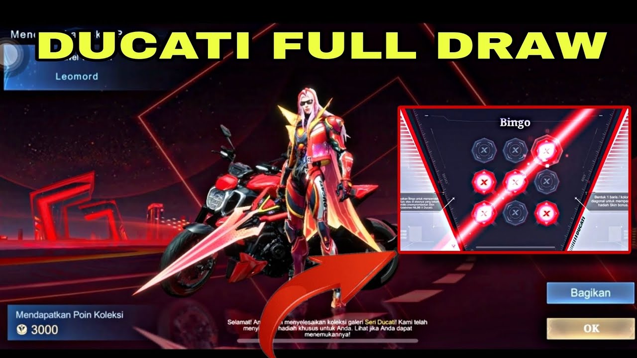 MLBB X DUCATI DRAW 2024 || HOW MUCH DIAMONDS DUCATI LEOMORD - YouTube