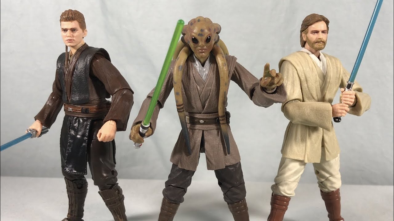 Star Wars The Black Series Padawan Anakin Skywalker, Jedi Knight Obi ...