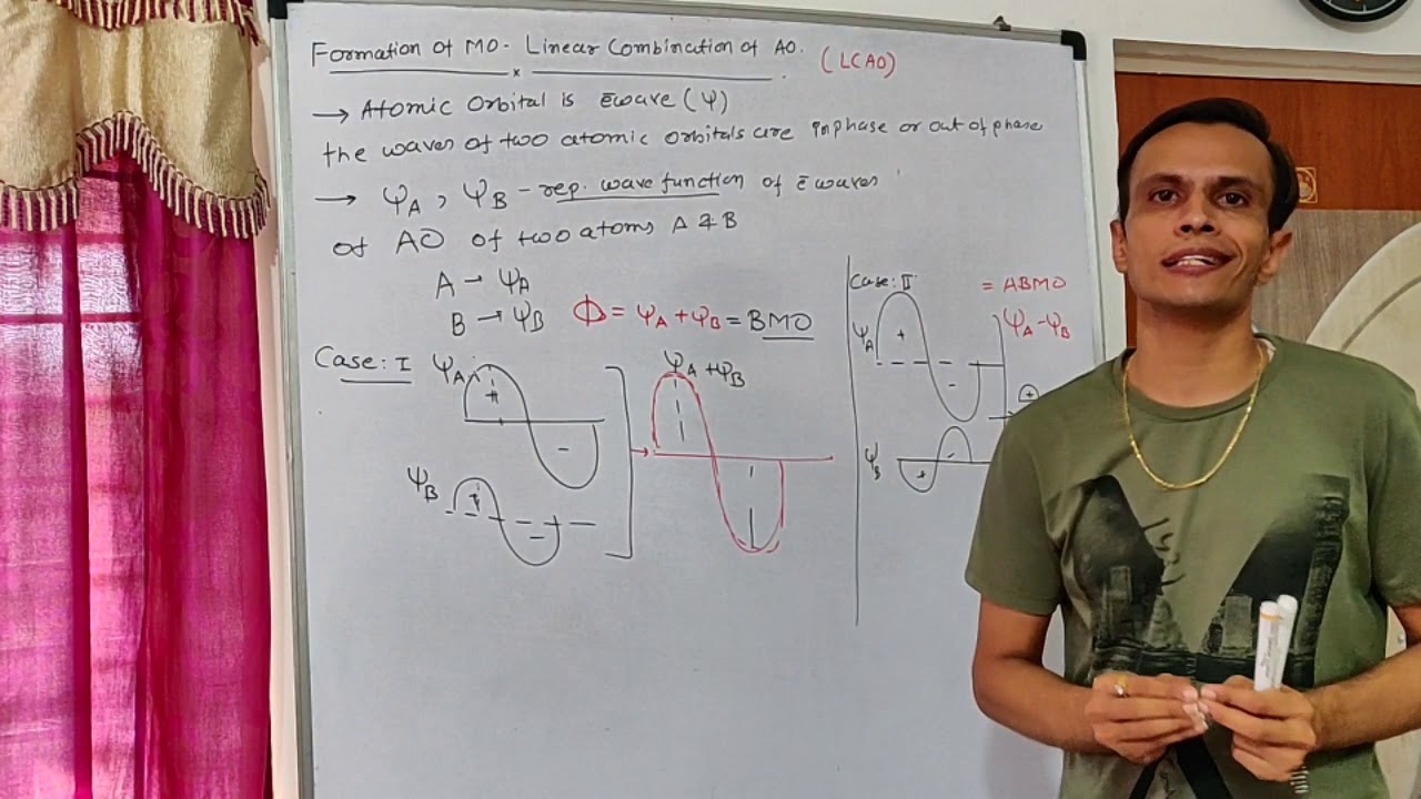 JEE| Class11|L-20| LCAO| Types of MO|linear combination of atomic ...