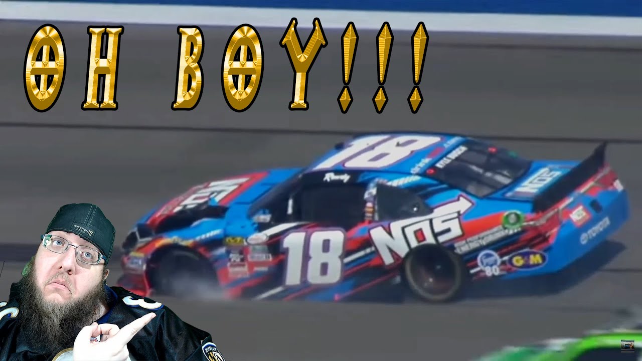 FAT GUY REACTS TO Strangest Ways To Win A Nascar Race - YouTube