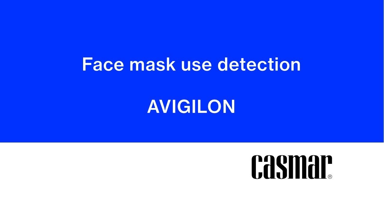 Avigilon Motorola Solutions Face mask detection technology - YouTube