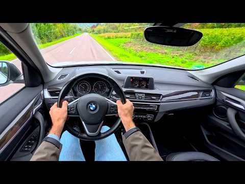 2018 BMW X1 xDrive18d [2.0 - 150 HP] POV Test Drive 4K