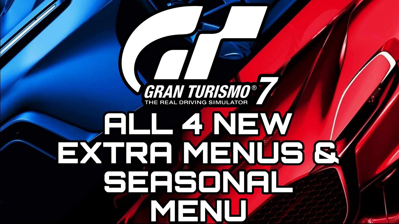 Gran Turismo 7 Spec 3 | All 4 NEW Extra Menus + Seasonal Menu & Rewards ...