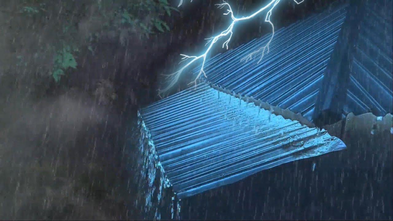 ⛈️ Sleep to Nature’s Storm 🌧️ Thunder Rain Ambience for Deep Rest and ...