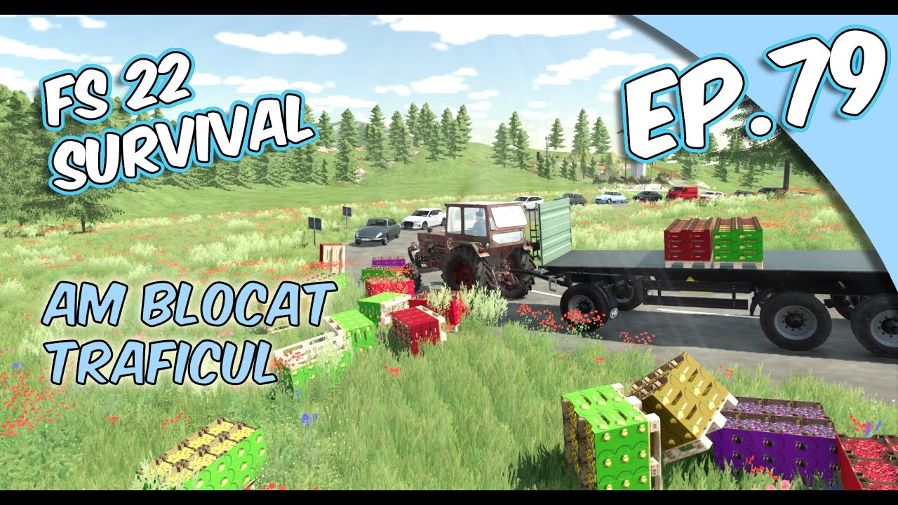 M-am răsturnat cu remorca | FS 22 Survival #79 #fs22 - YouTube