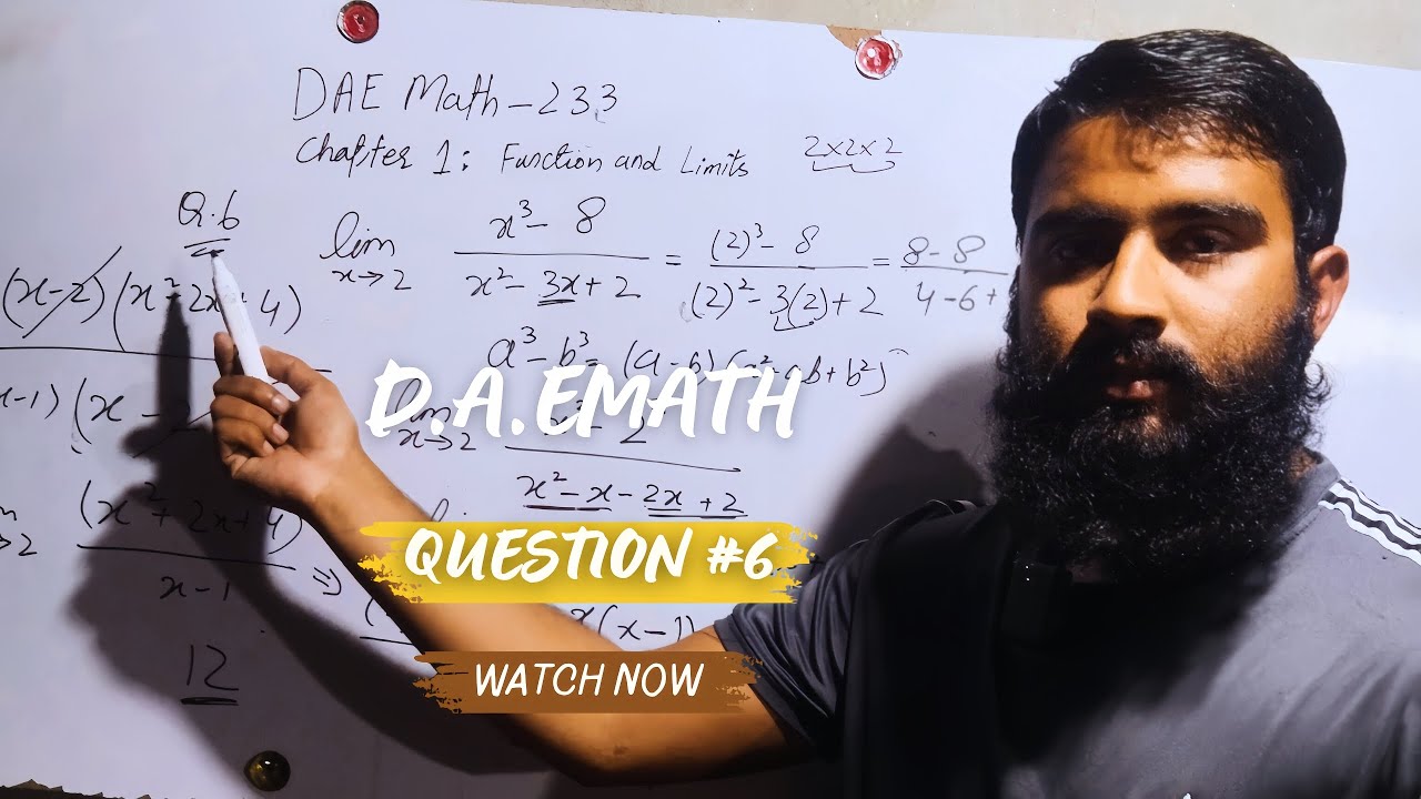 D.A.E MATH (233) SHORT QUESTION NO.6 ELECTRICAL & MECHANICAL CHAPTER NO 1 ( SIR HAMZA) - YouTube