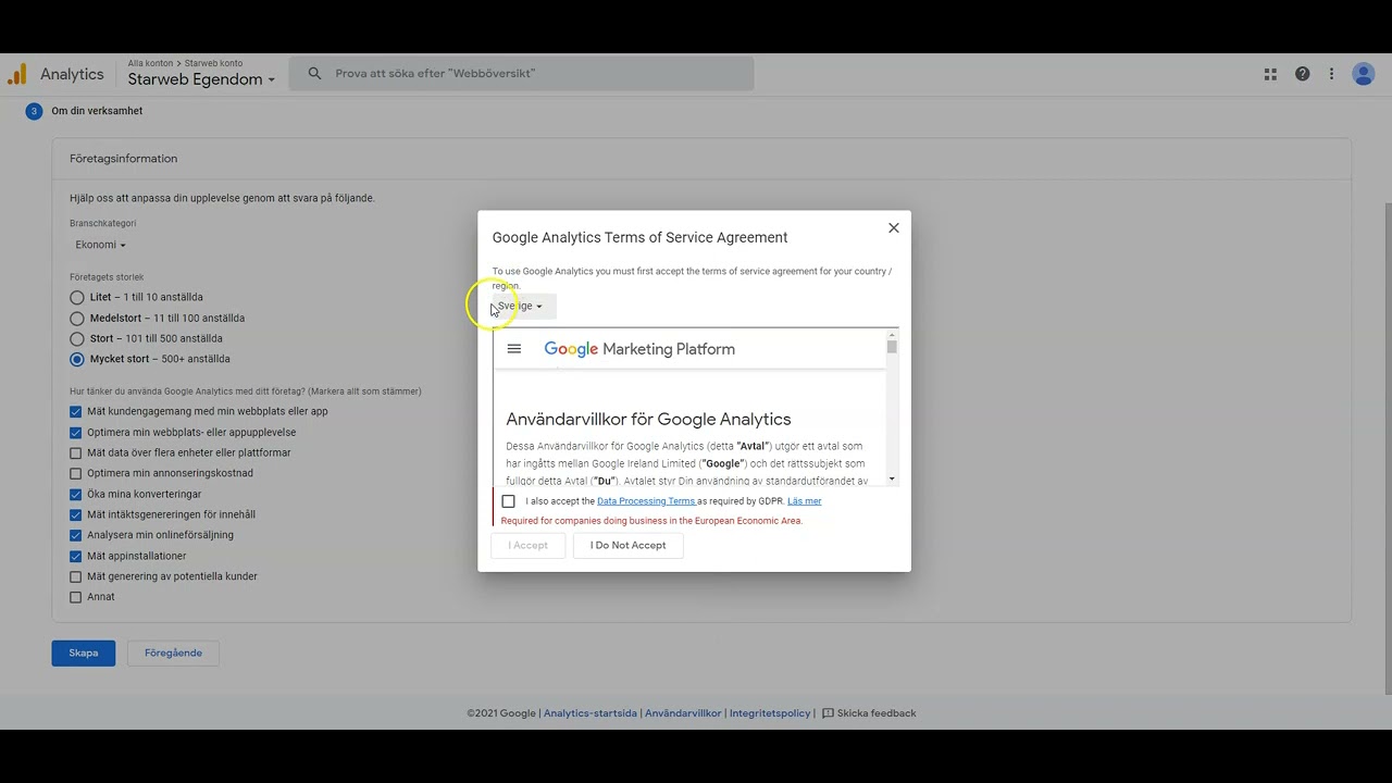 Google Analytics - GA4 integration i Starweb - YouTube