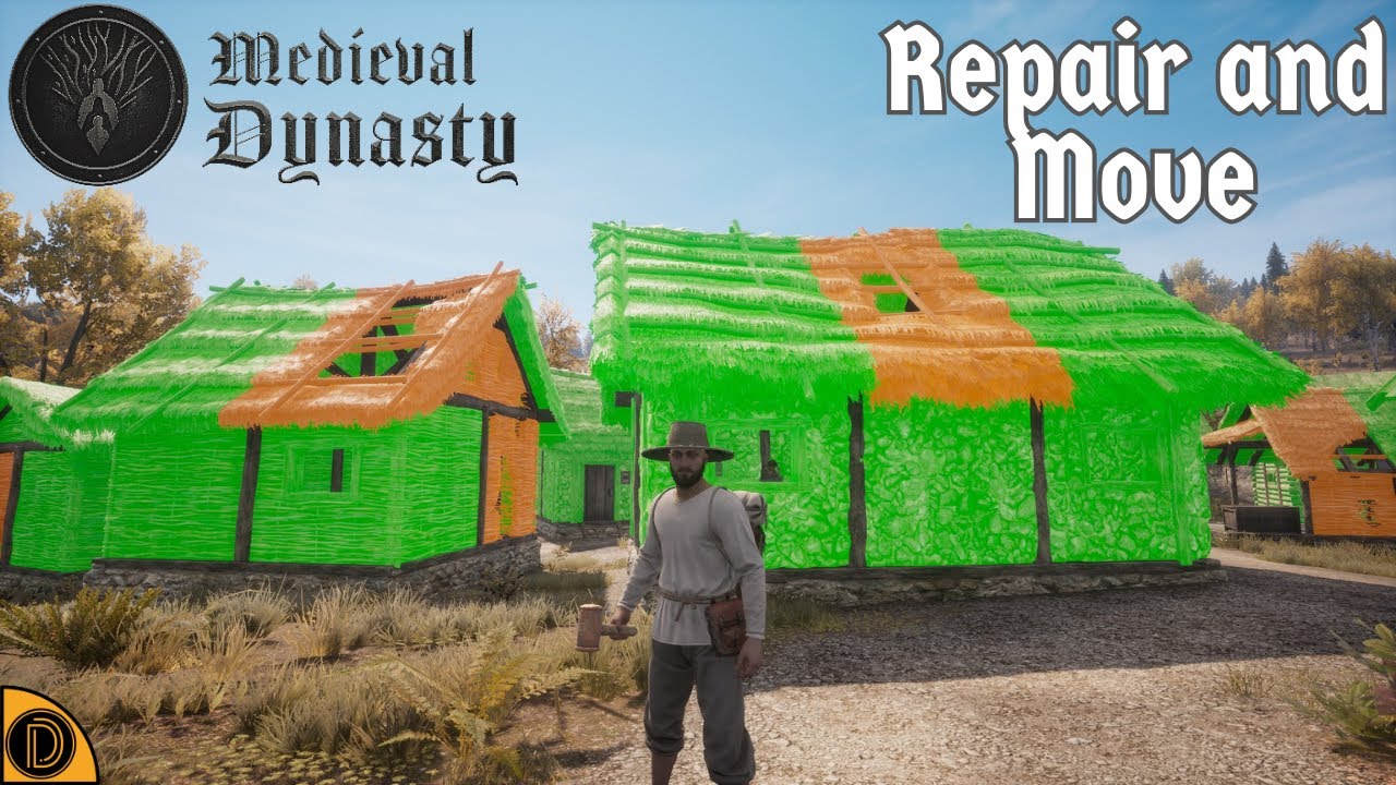 Repairing and Moving #17 | OXBOW | Medieval Dynasty - YouTube