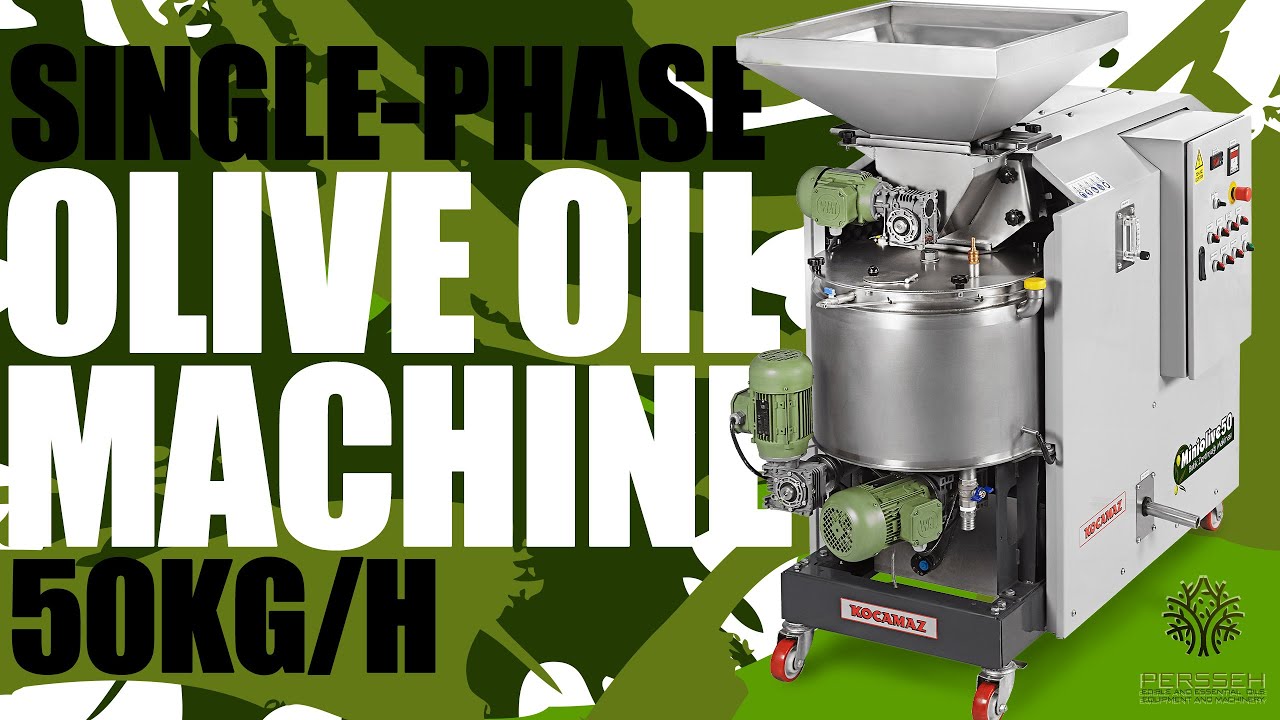OLIVE OIL MACHINE 50KGH - OLIVE OIL EXTRACTION MACHINE - PERSSEH CO ...