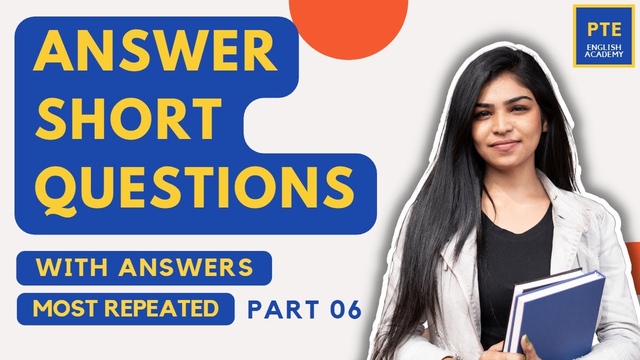 PTE Speaking - Answer Short Questions With Answers | Most Repeated ...