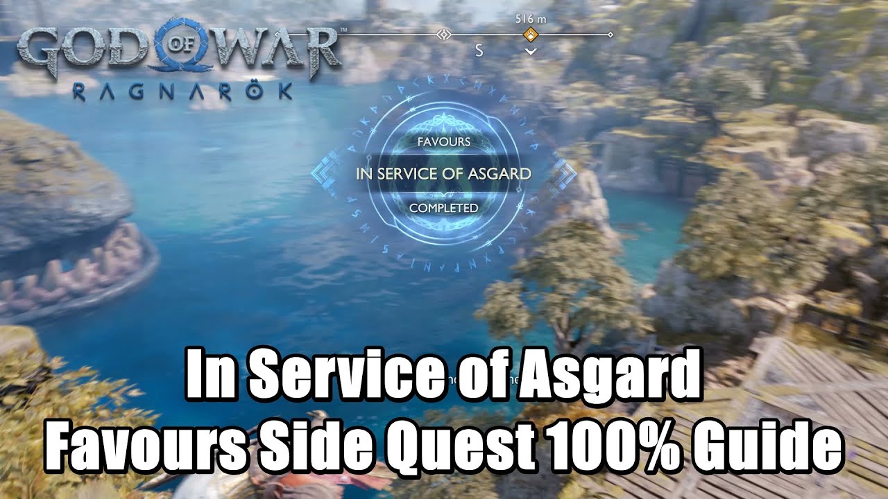 God Of War Ragnarok In Service of Asgard - Favours Side Quest 100% ...