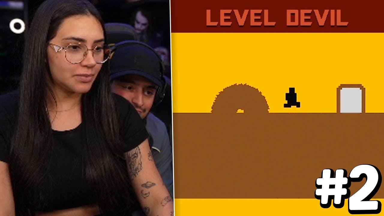 CORINGA E TAINA COSTA JOGANDO LEVEL DEVIL! EP 2 - YouTube