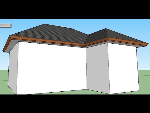 TUTORIAL SKETCHUP MEMBUAT ATAP MUDAH DAN CEPAT MEMBUAT ATAP LANGSUNG ...