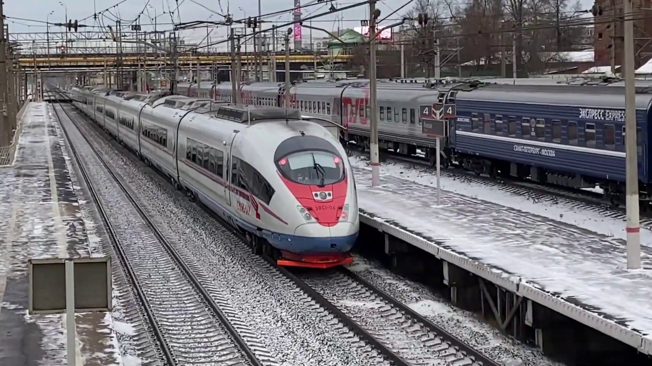 新幹線・寝台特急通過集 ロシア編（Russian trains) - YouTube