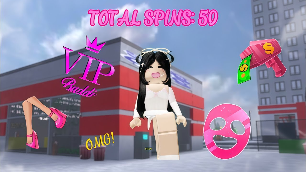 SPINNING THE WHEEL 50 TIMES IN BADDIES! - YouTube