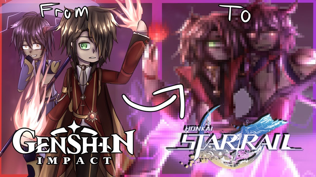 Turning my Genshin impact ocs into Star rail characters - YouTube