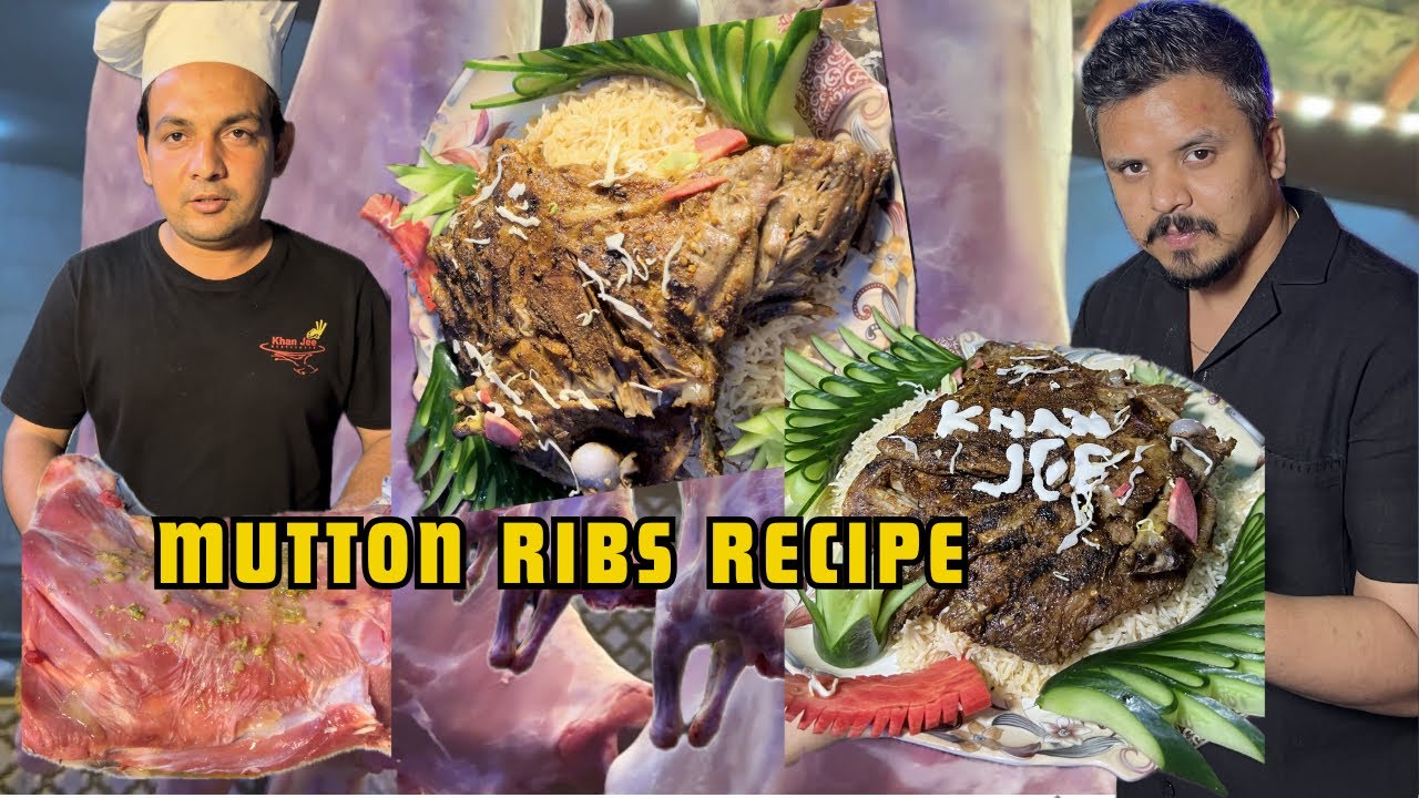 Highway Famous Mutton Ribs | Full Recipe Video | Khan Jee Restaurant ...