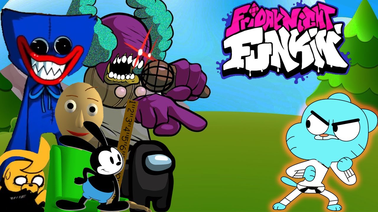 Gumball FNF My Doll Different Characters Sing It [Friday Night Funkin ...