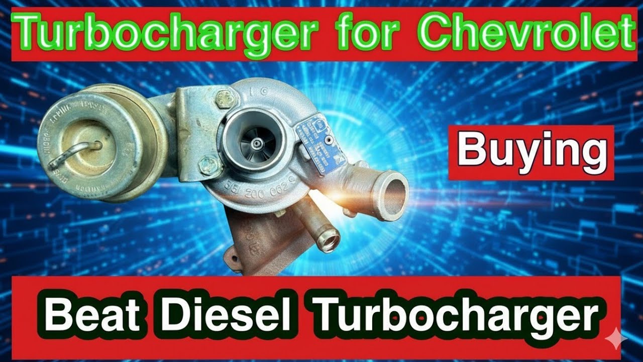 Turbocharger for Chevrolet Beat Diesel Turbocharger - YouTube