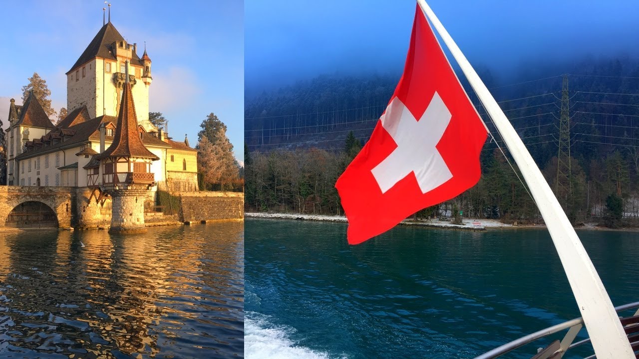 Winter Boat Cruise in First Class on Lake Thun from Interlaken ...
