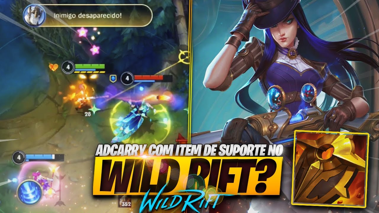 Comprei o NOVO ITEM de Suporte Jogando Como ADCARRY no WILD RIFT! - YouTube