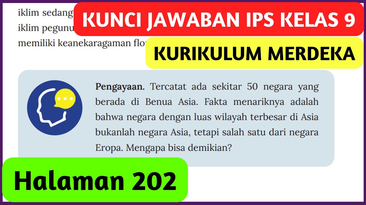 Kunci Jawaban IPS Kelas 9 Halaman 202 Kurikulum Merdeka Tema 04 Kerja ...