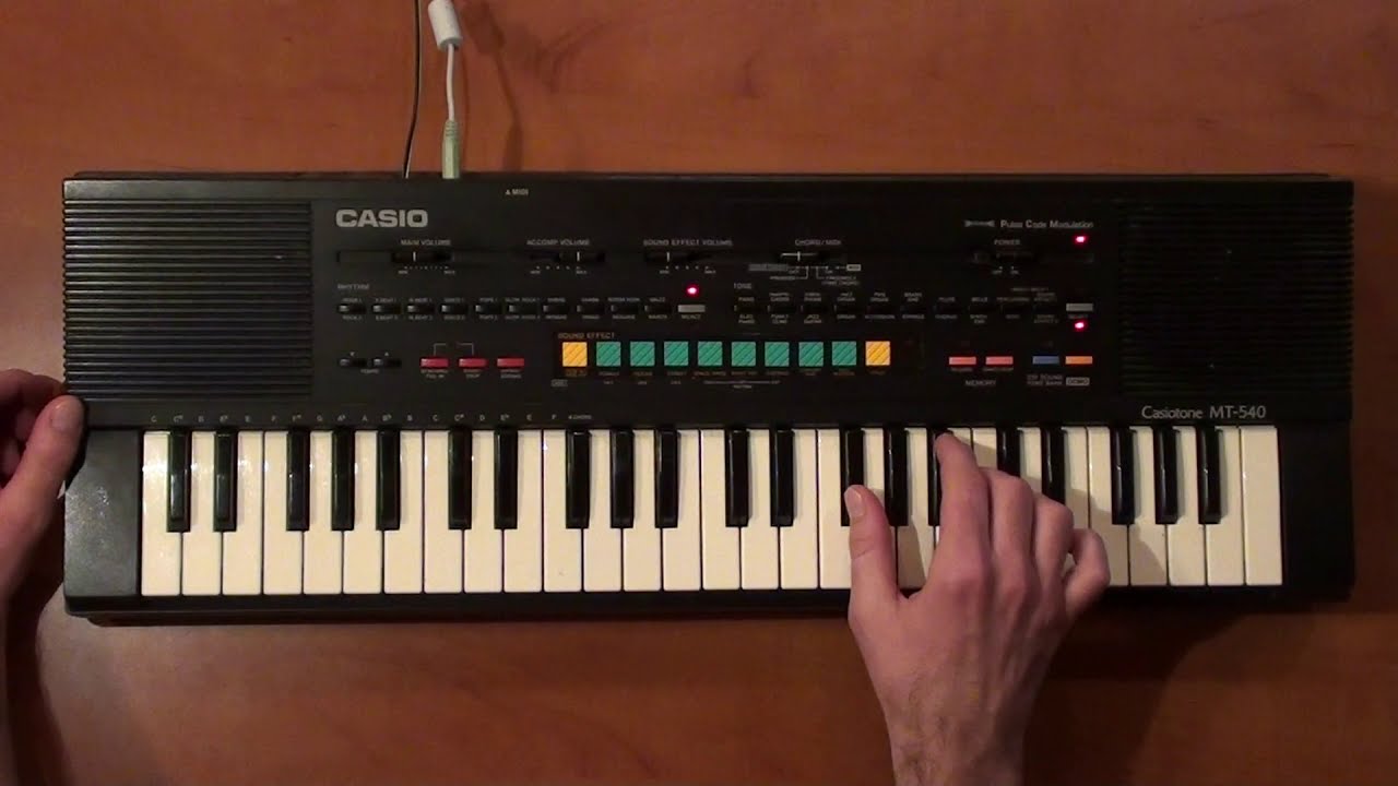 Casio MT-540 Demo Song - Transcription (Night Birds) - YouTube