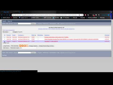Bugzilla Tutorial - How to Change status and add comment to a Bug