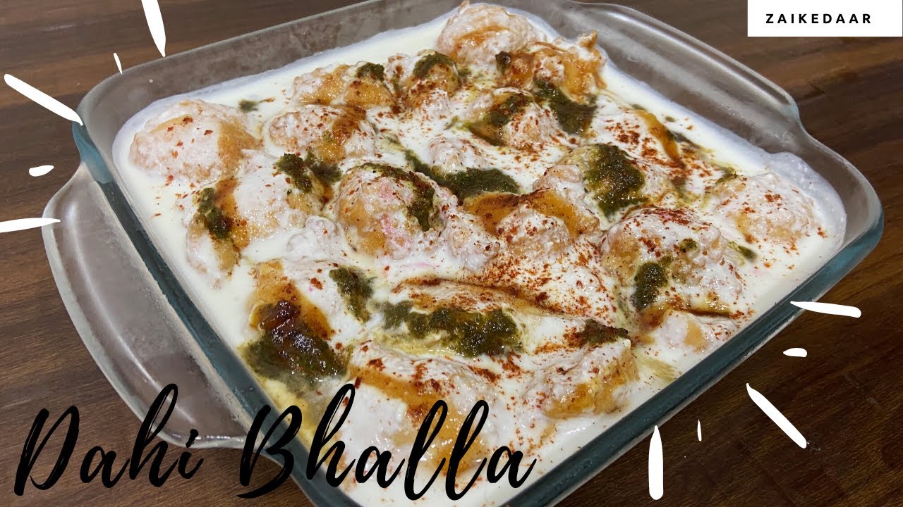 Dahi Bhalla Chat Recipe | Dahi Bhalla Kaise Banaye? - YouTube