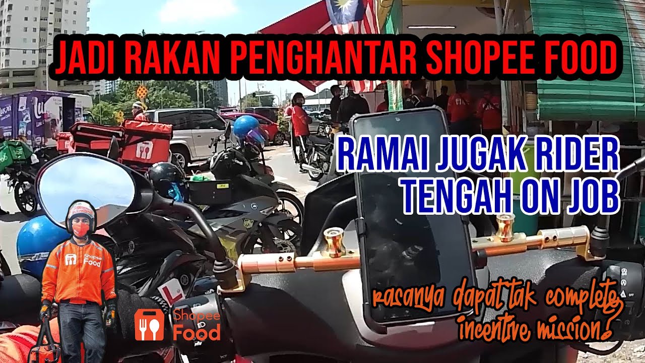 SHOPEE FOOD RIDER | PERCUBAAN MENCEDOK ORDER SHOPEE FOOD - YouTube