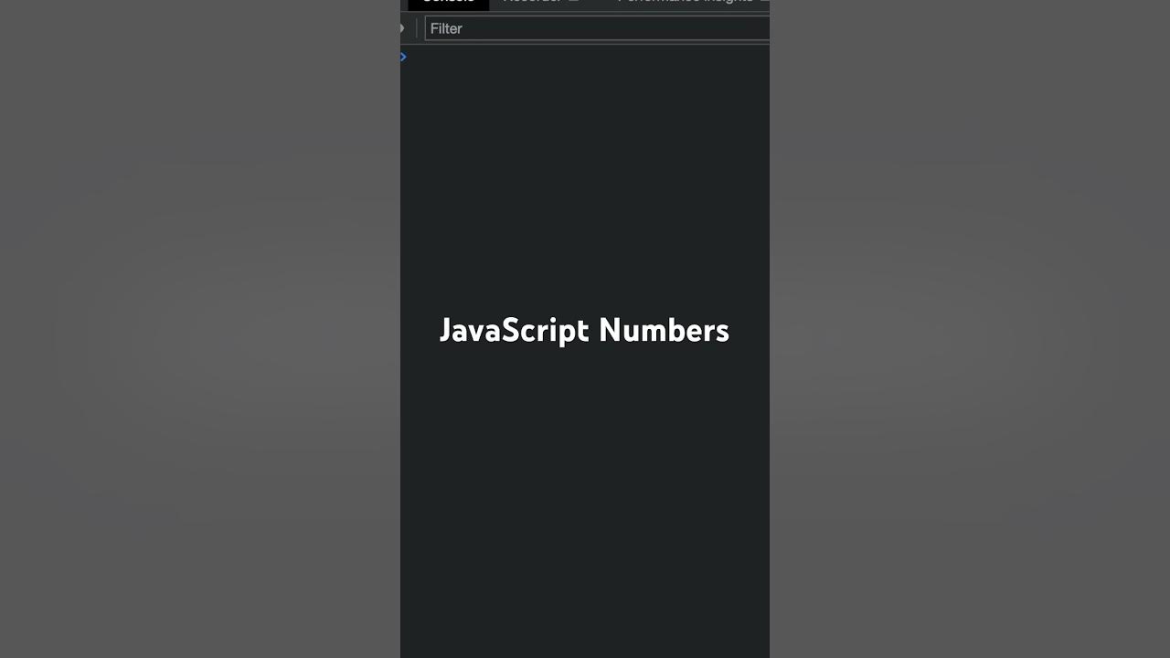 How to use JavaScript Numbers - YouTube