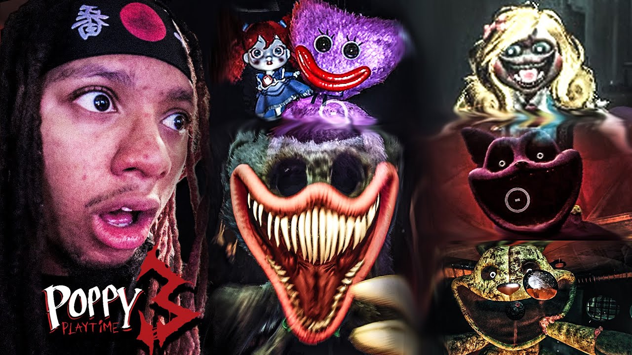 CRYING AND SCREAMING on Poppy Playtime Chapter 3 (Full Game) - YouTube