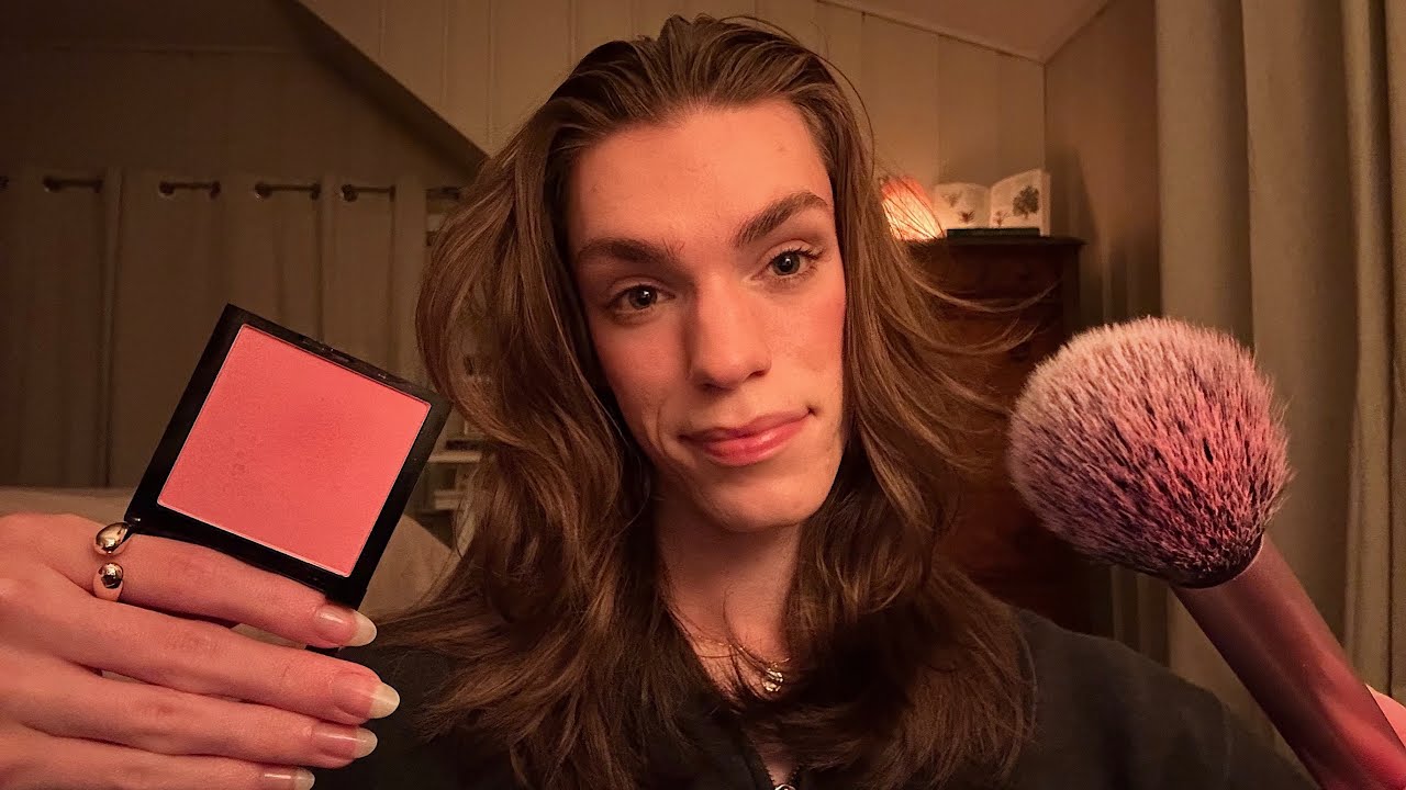 asmr doing your spring makeup 🌸 - YouTube