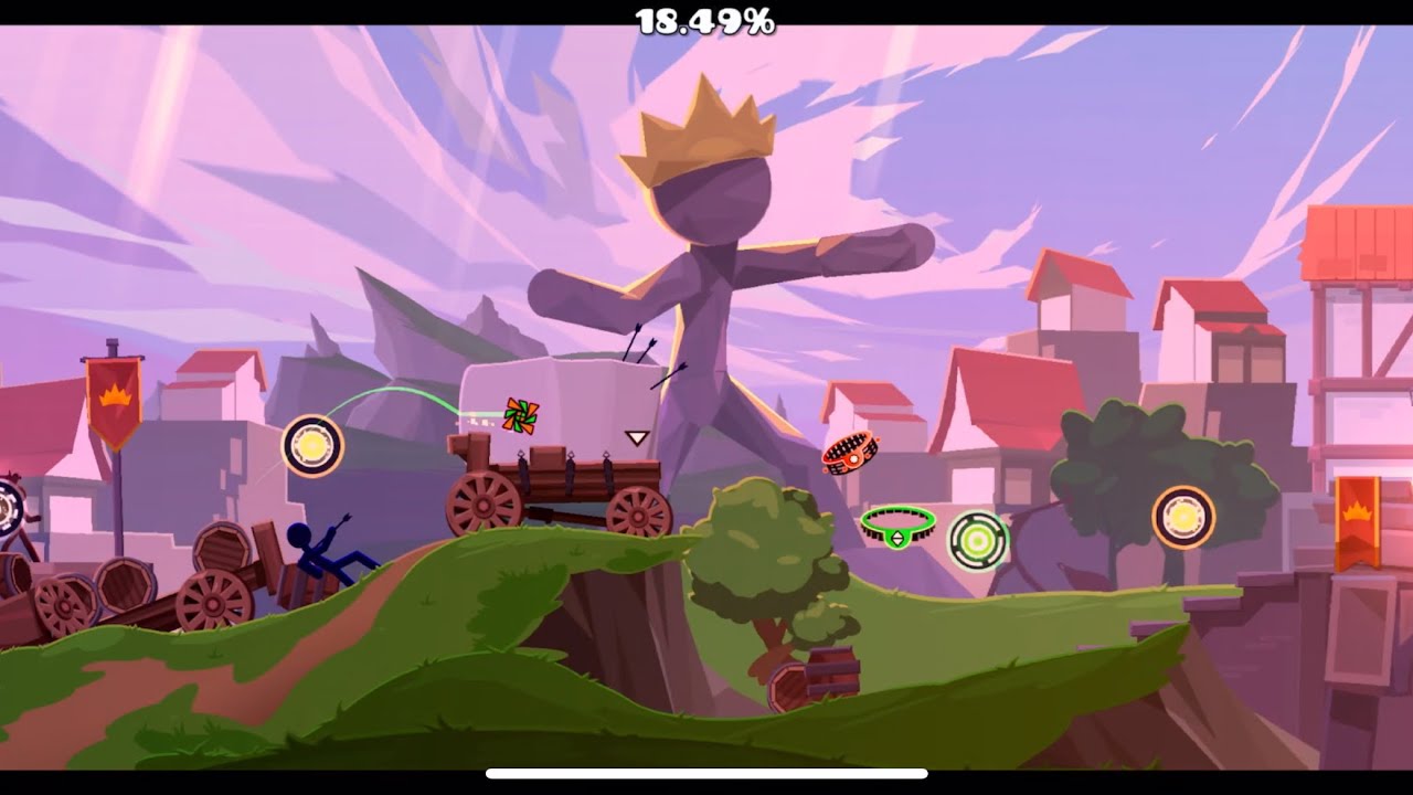 Geometry Dash: Stronghold by Debihan (Event Level) - YouTube