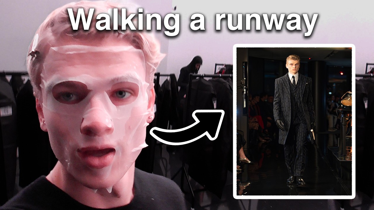 Day in the Life of a Runway Model (What I Eat, Skin care + How to walk ...