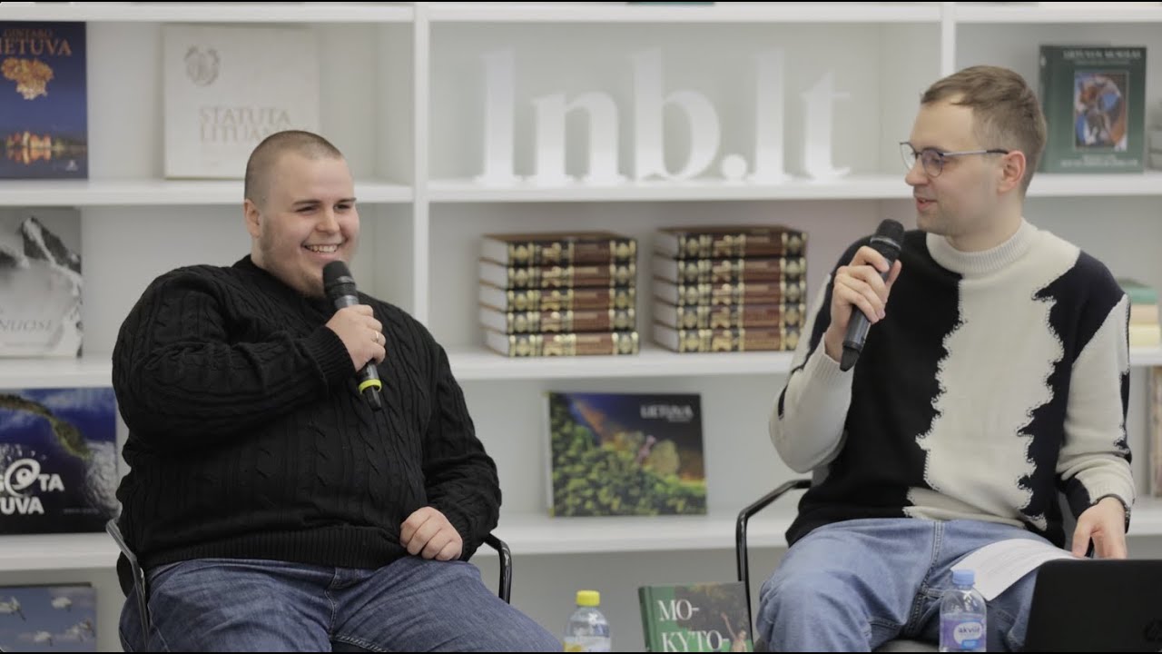 MOKYTOJAS: knygos pristatymas. Kalba Karolis Klimas ir Justinas ...