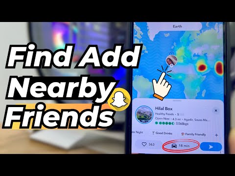 How to Find Add Nearby Friends on Snapchat || Find Nearby Friends Snap